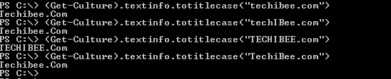 PowerShell How To Change Text To Title Case first Letter To Upper Case 