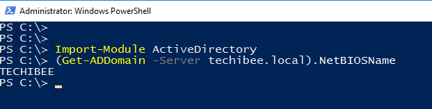 PowerShell Get Domain NetBIOS Name From FQDN LaptrinhX